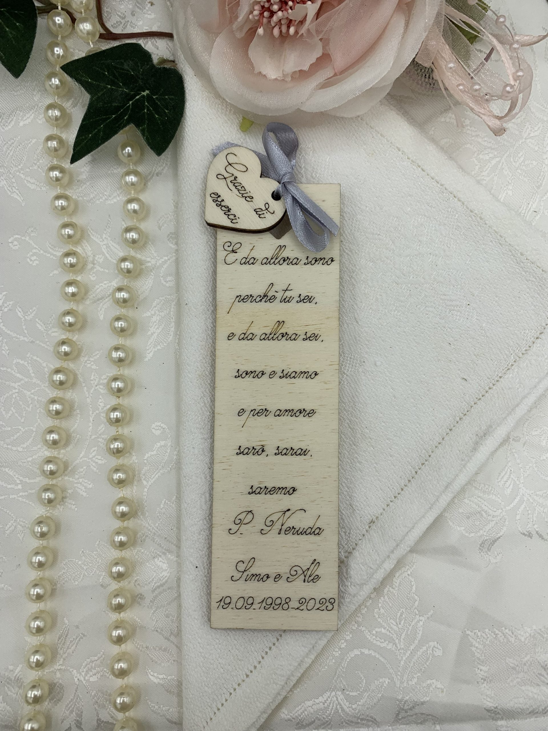 Segnaposto Segnalibro con frase personalizzata – Idea's Cottage di ...